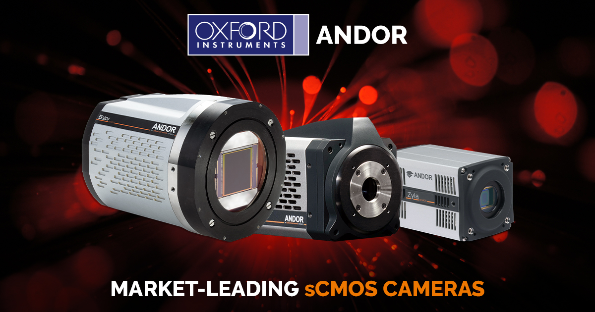 Scientific sCMOS Cameras for Life & Physical Science - Andor - Oxford Instruments